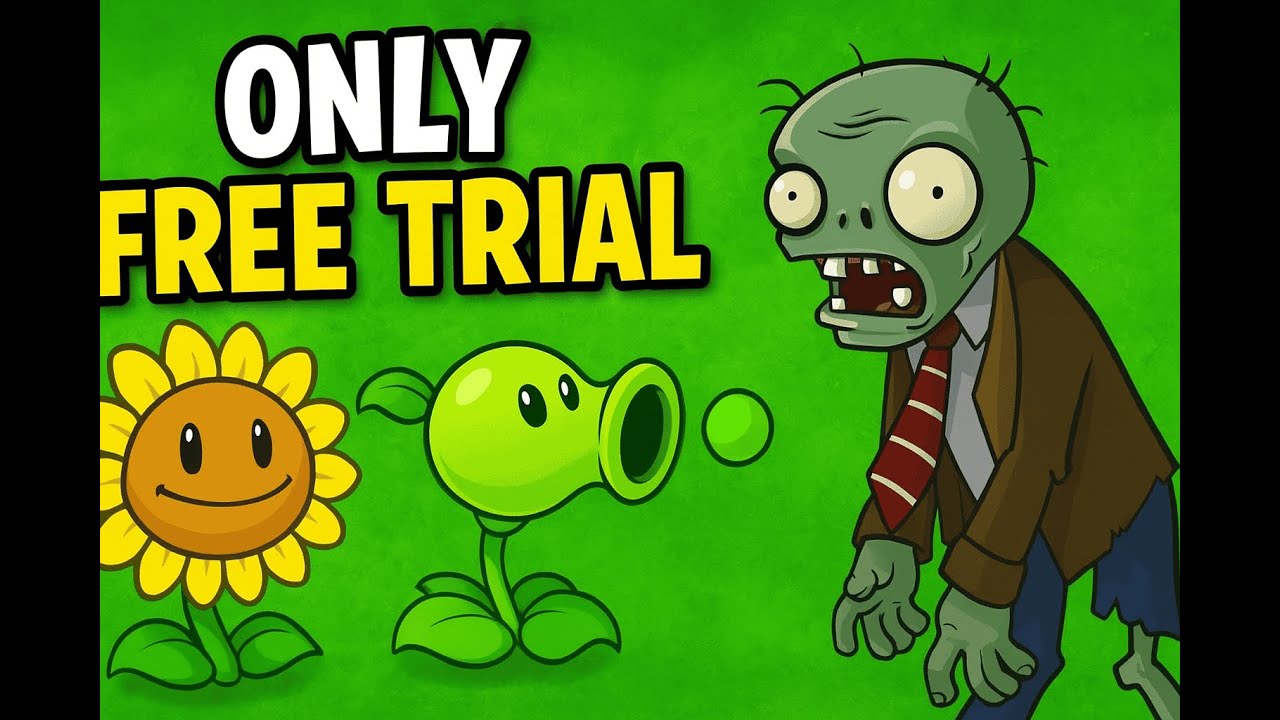 Can You Beat Plants Vs. Zombies With Only Plants From FREE TRIAL ...