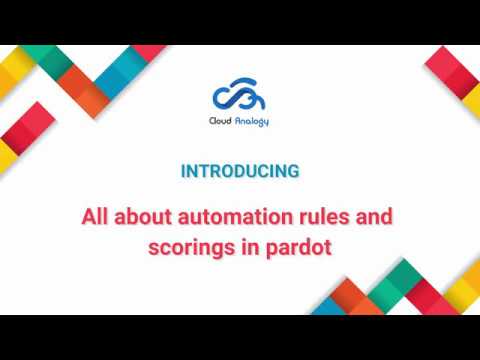 Automation rules and Scorings in Pardot | Salesforce Pardot | Cloud ...