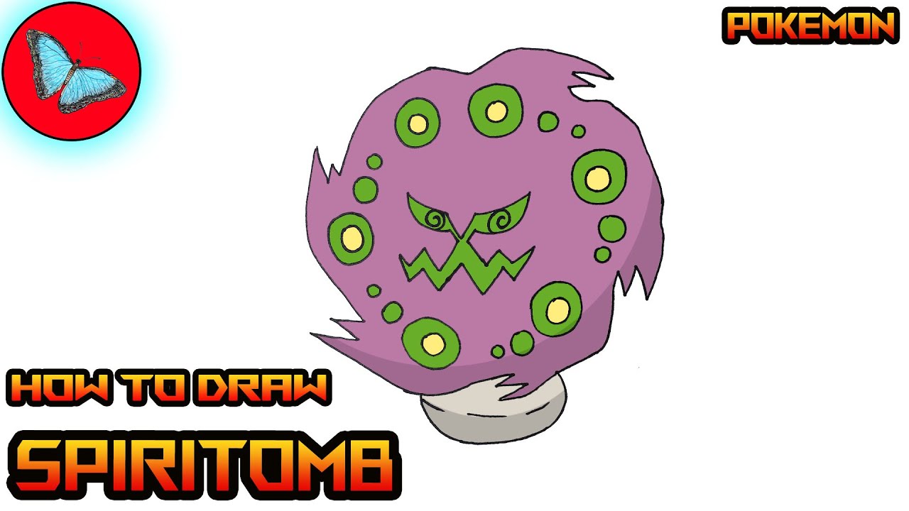 How To Draw Pokemon - Spiritomb - YouTube