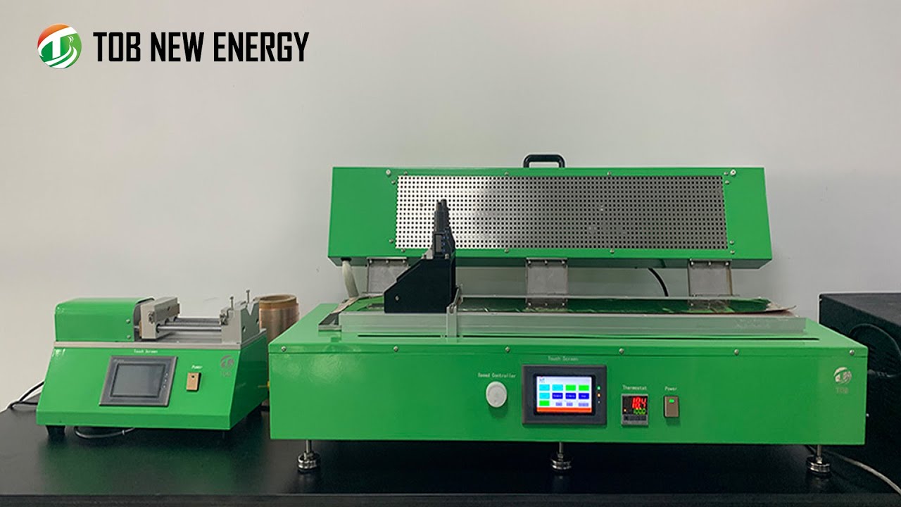 Lab Desktop Slot Die Coater Battery Electrode Coating Machine - YouTube