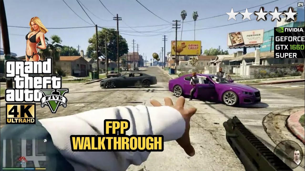 GTA 5 FPP MODE IN MAX GRAPHICS 2020 - YouTube