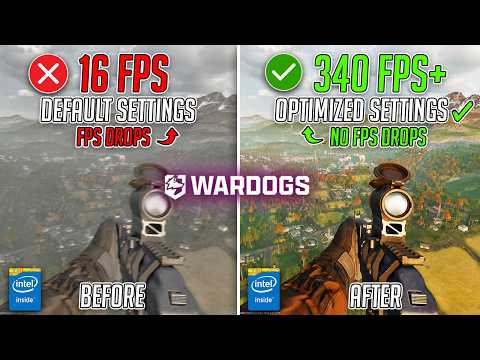 WARDOGS - Best PC Settings to Fix FPS Drops, Lags & Stutters on ANY PC📈