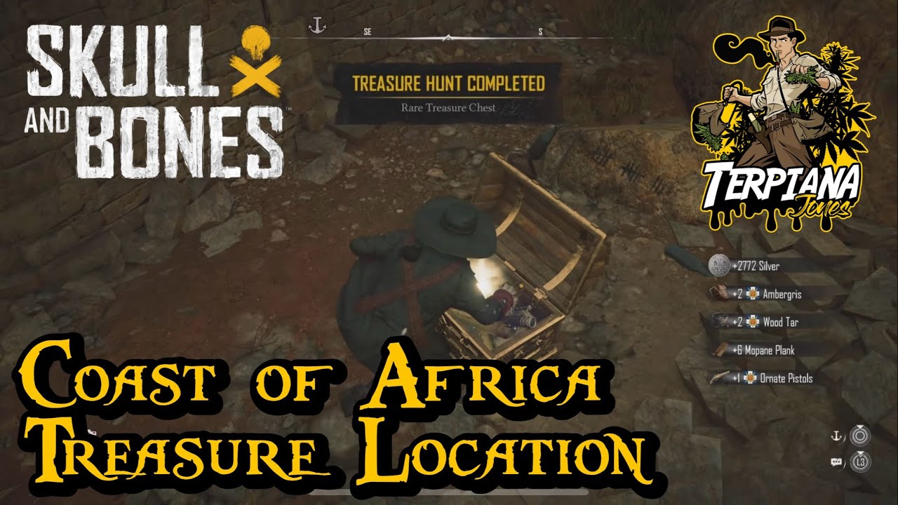 Skull and Bones: Coast of Africa Treasure Location - YouTube