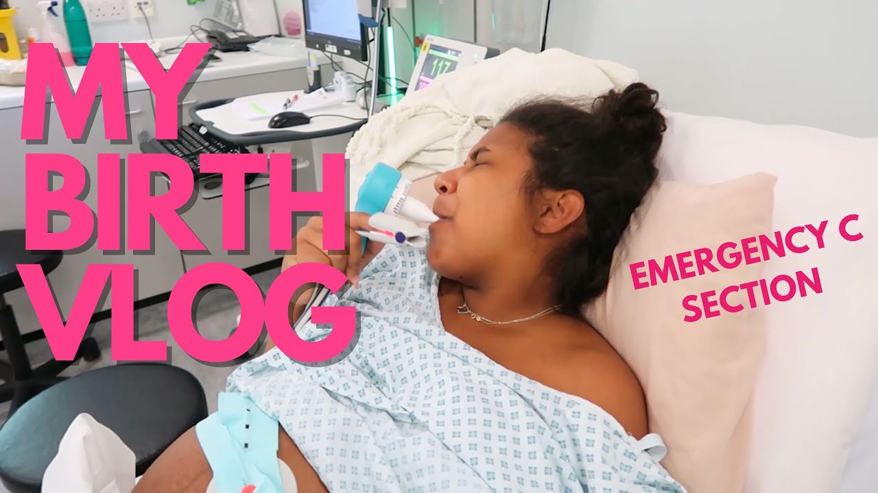 BIRTH VLOG! | Emergency C-Section & Welcoming Our First Baby! - YouTube