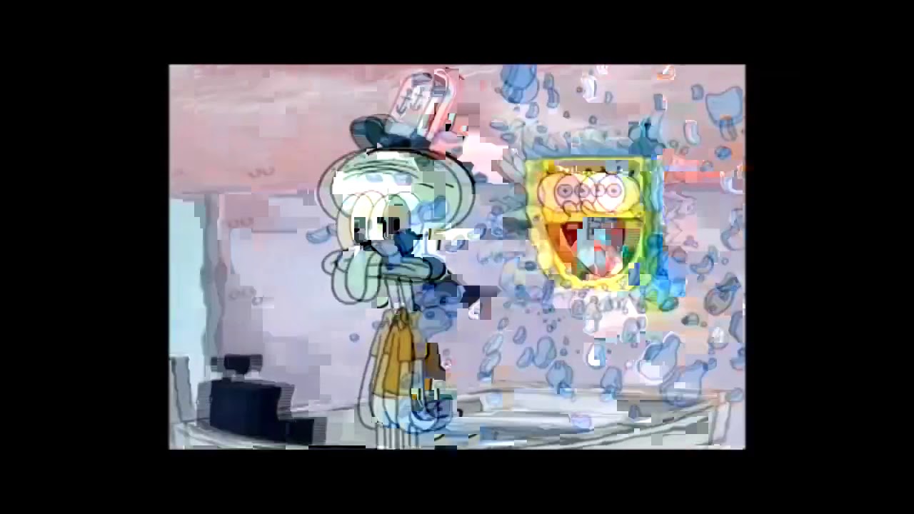 Spongebob Slamming His Head Through The Wall - YouTube