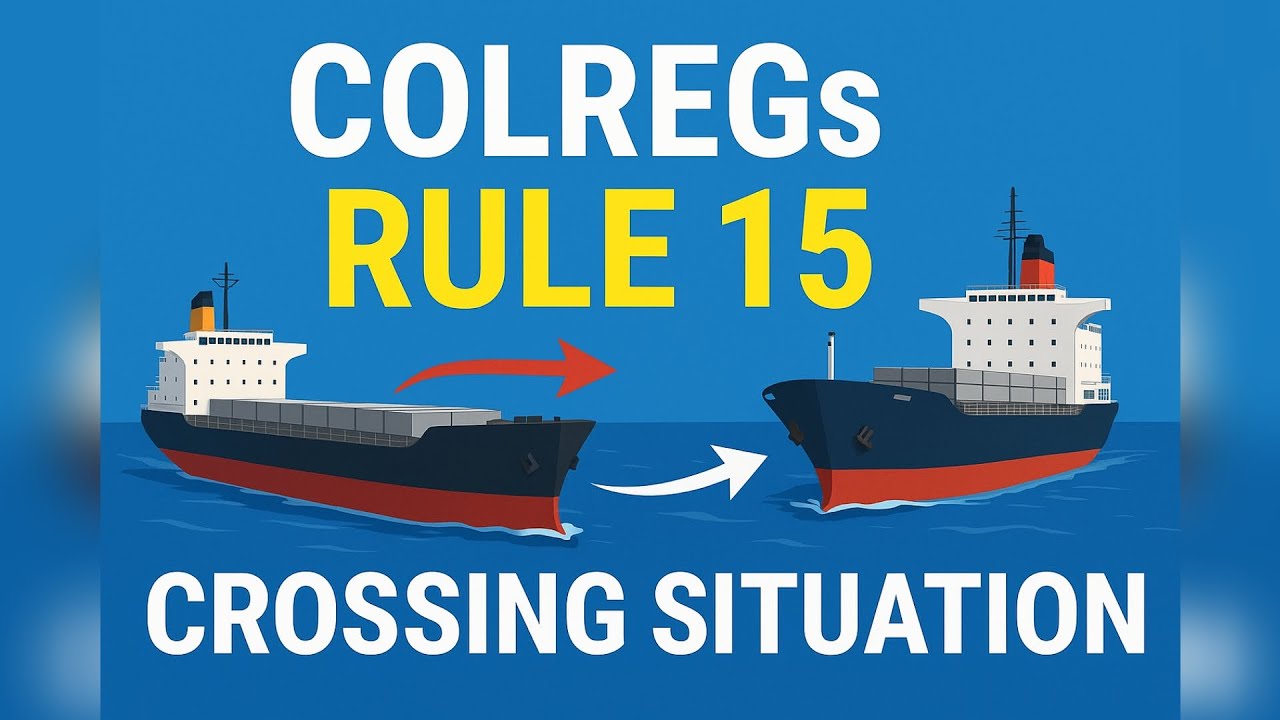 COLREGs Rule 15 | Crossing Situation & Give-Way Responsibilities - YouTube