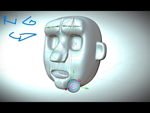 My First face rig. - YouTube