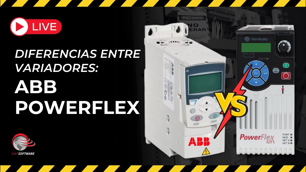 DIFERENCIAS ENTRE VARIADORES: ABB VS POWERFLEX - YouTube