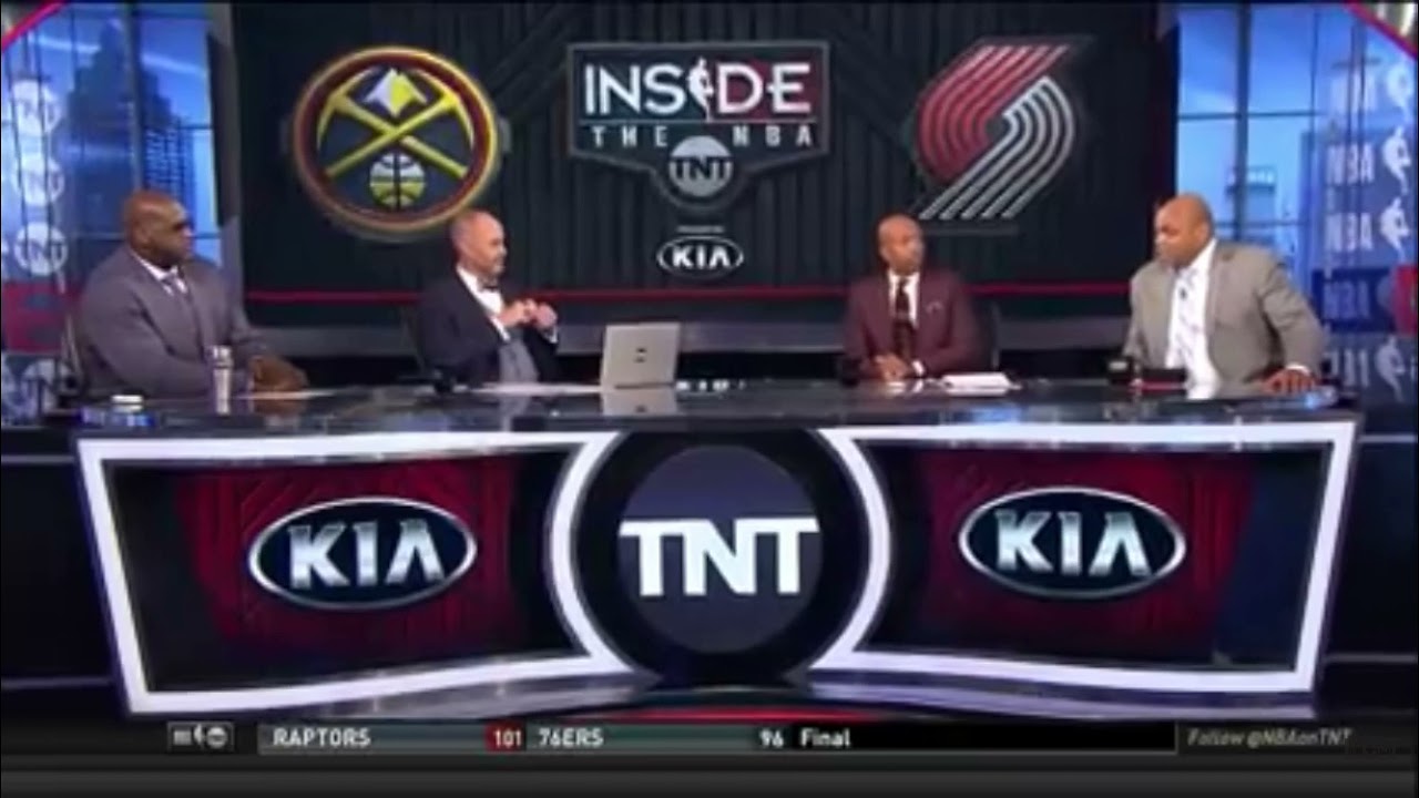 NBA on TNT : Charles Barkley, Shaquille O'Neal, Kenny Smith and Ernie ...
