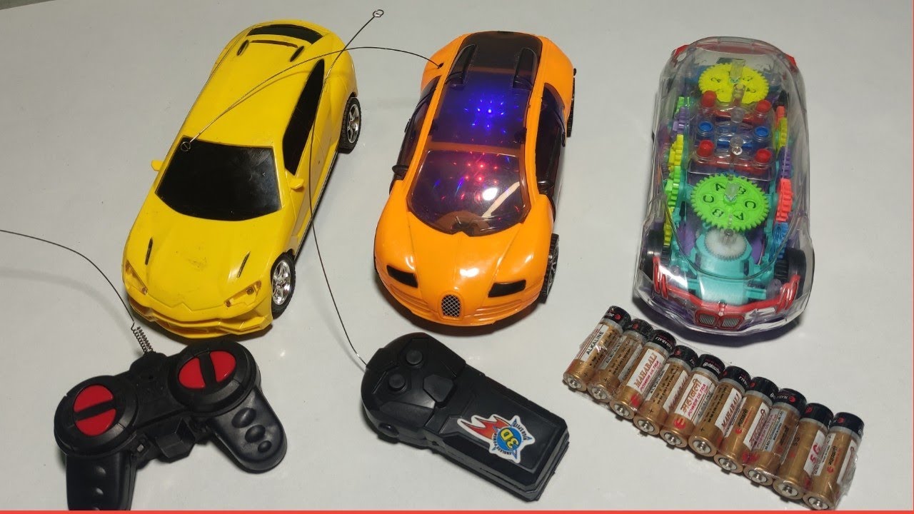 Rimot control Rc modle car's 2023 unboxing!! Transparent gear light car ...