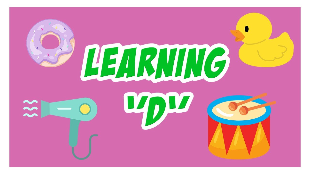 The Letter D Song | Learning The Letter D Words | Educational Kids ...