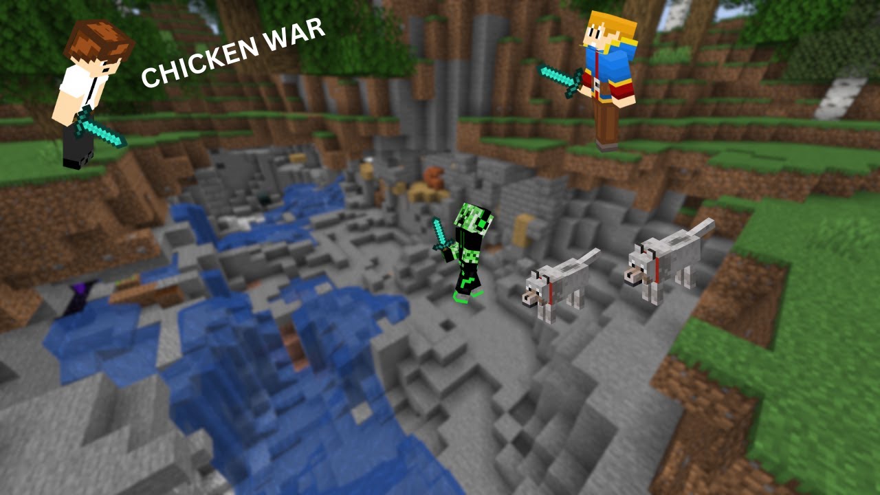 The Chicken War begins - SkyBlade smp - ep 9 - YouTube