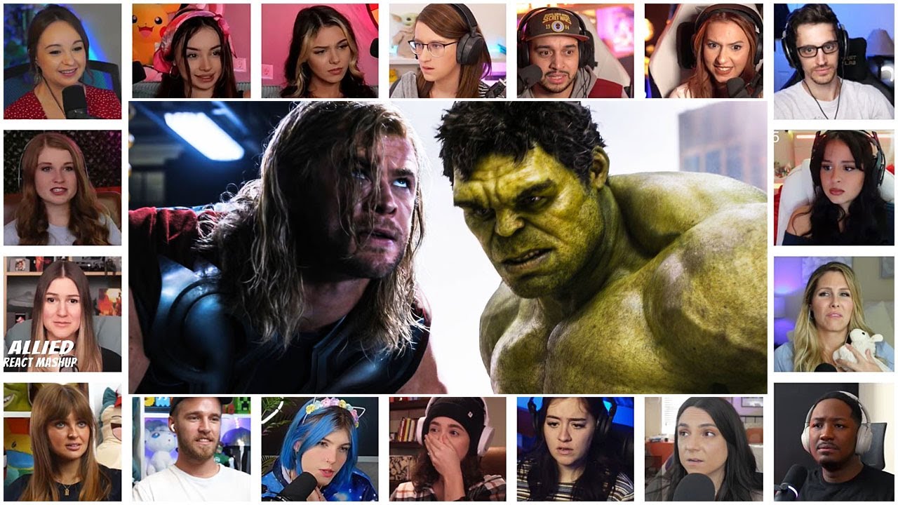 Hulk vs Thor Reaction Mashup | The Avengers (2012) - YouTube