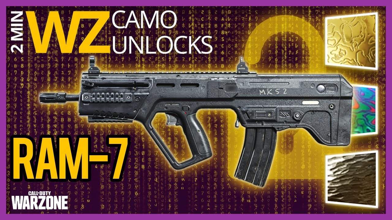How to get the Ram-7: Gold, Platinum, Damascus and Obsidian: 2 Min ...