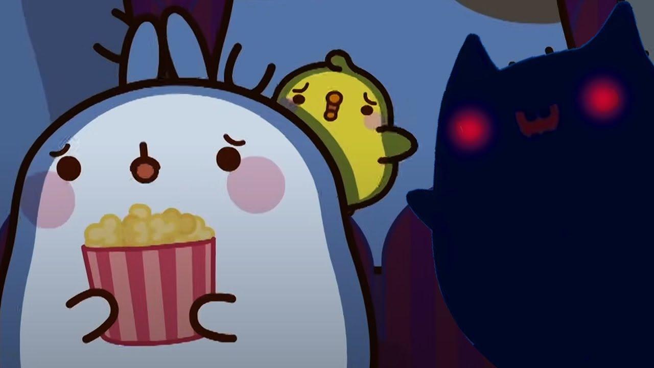 Aventuras de Molang e Piu Piu 👹 O monstro debaixo da cama 😱 | Funny ...