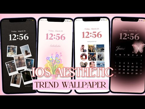 How to Apply iOS Aesthetic Trendy Wallpaper on Android - YouTube