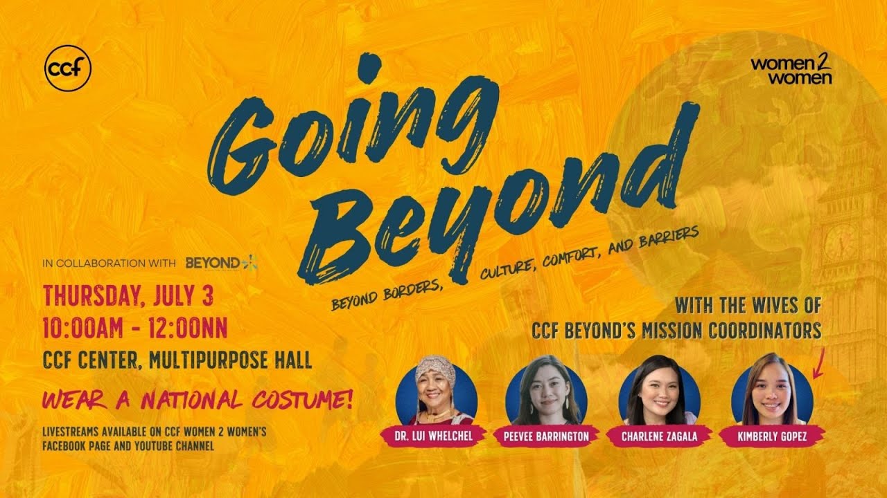 Going Beyond: Beyond Borders, Culture, Comfort and Barriers with CCF ...