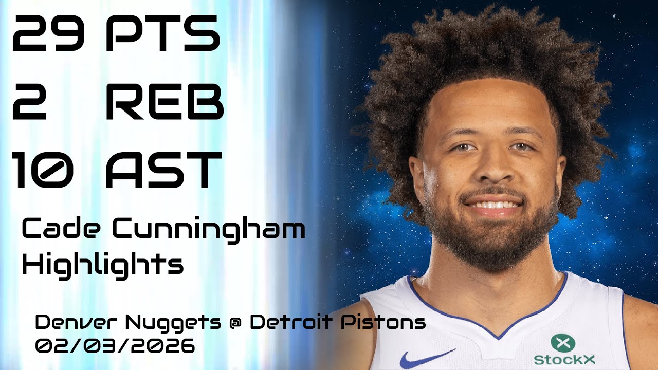 NBA - Cade Cunningham Highlights - Denver Nuggets vs Detroit Pistons ...