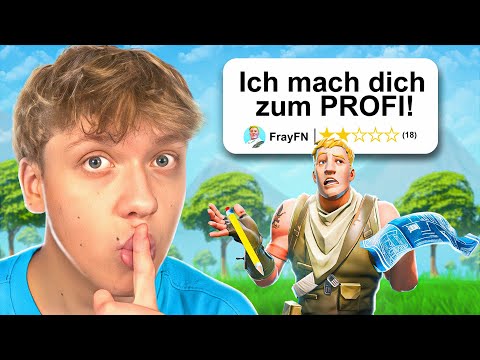 Ich TROLLE einen FORTNITE COACH und gebe mich als NOOB aus 🤫 (geht schief..)