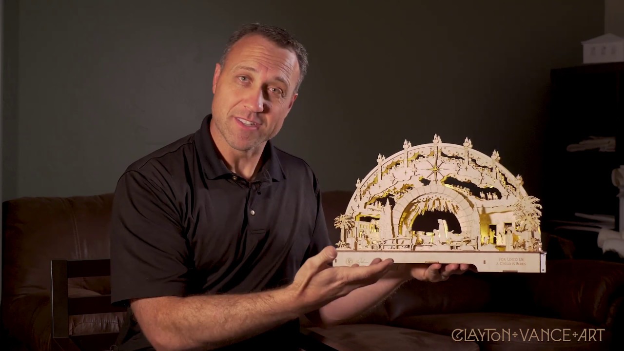 Clayton Vance Describing Nativity Schwiboggen - YouTube