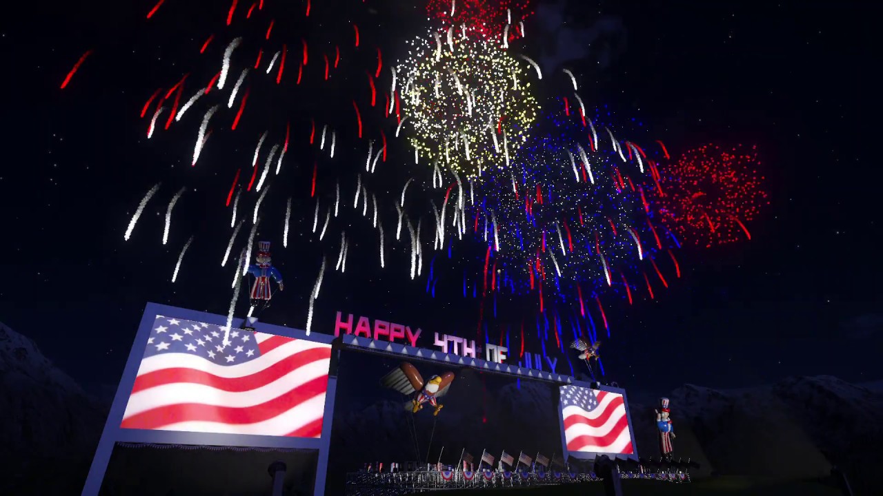 Planet Coaster - 4th Of July Fireworks! - YouTube