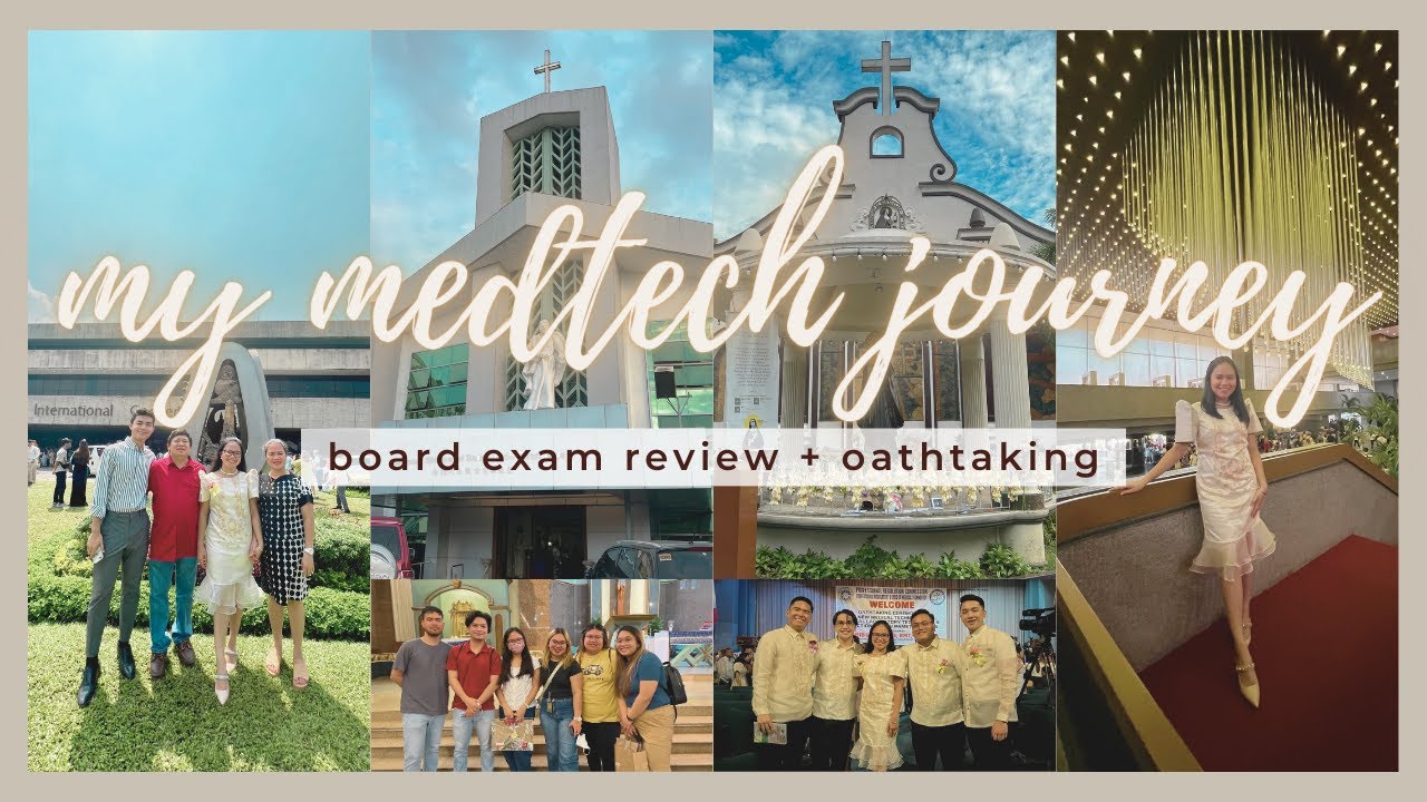 MY MEDTECH JOURNEY (Board Exam Review + Oathtaking) | #RMT | xelavieee ...