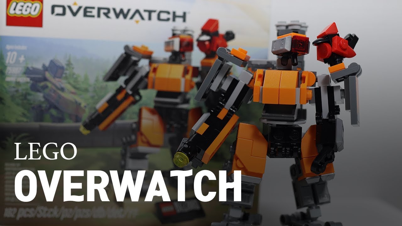 레고스톱모션 & 레고스피드빌드 - LEGO OVERWATCH 75987 레고 오버워치 바스티온 - YouTube
