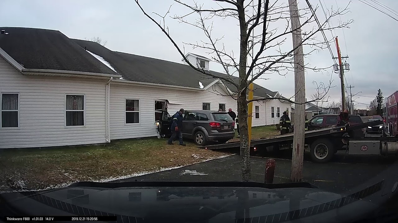 Van Hits Building Call - YouTube