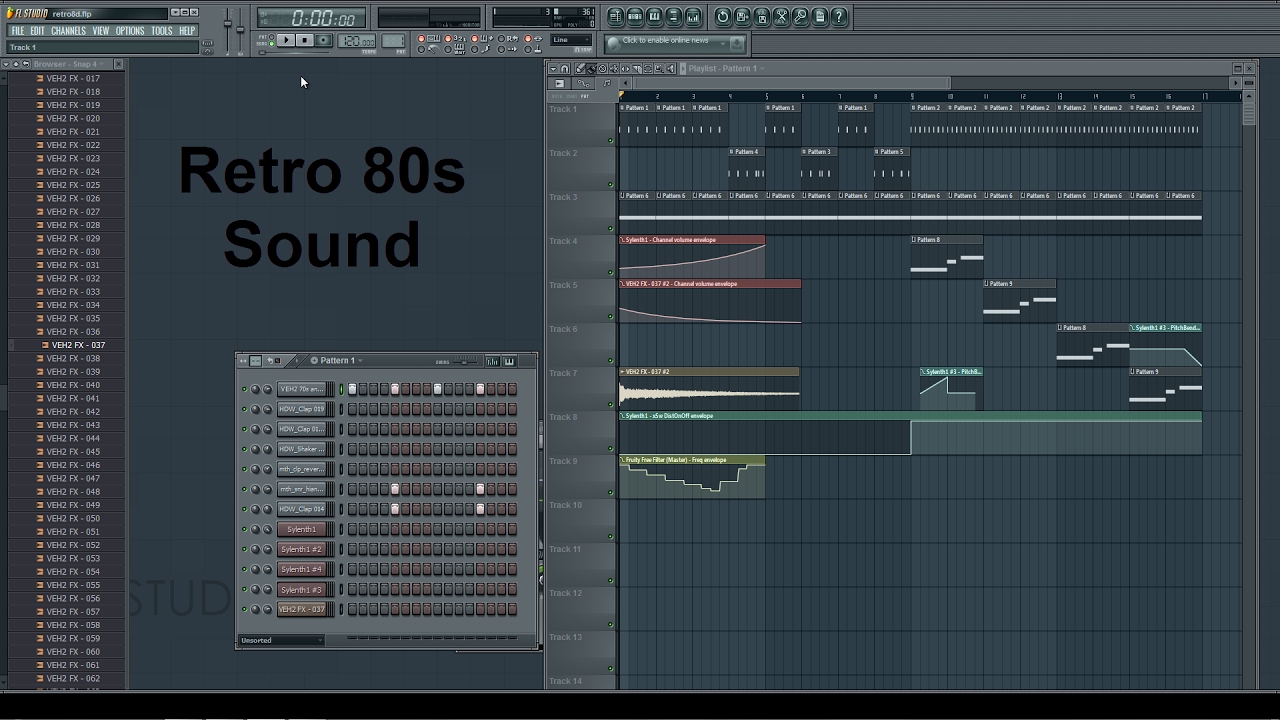 80s RETRO FL STUDIO cutoff fade sound effect TUTORIAL - YouTube