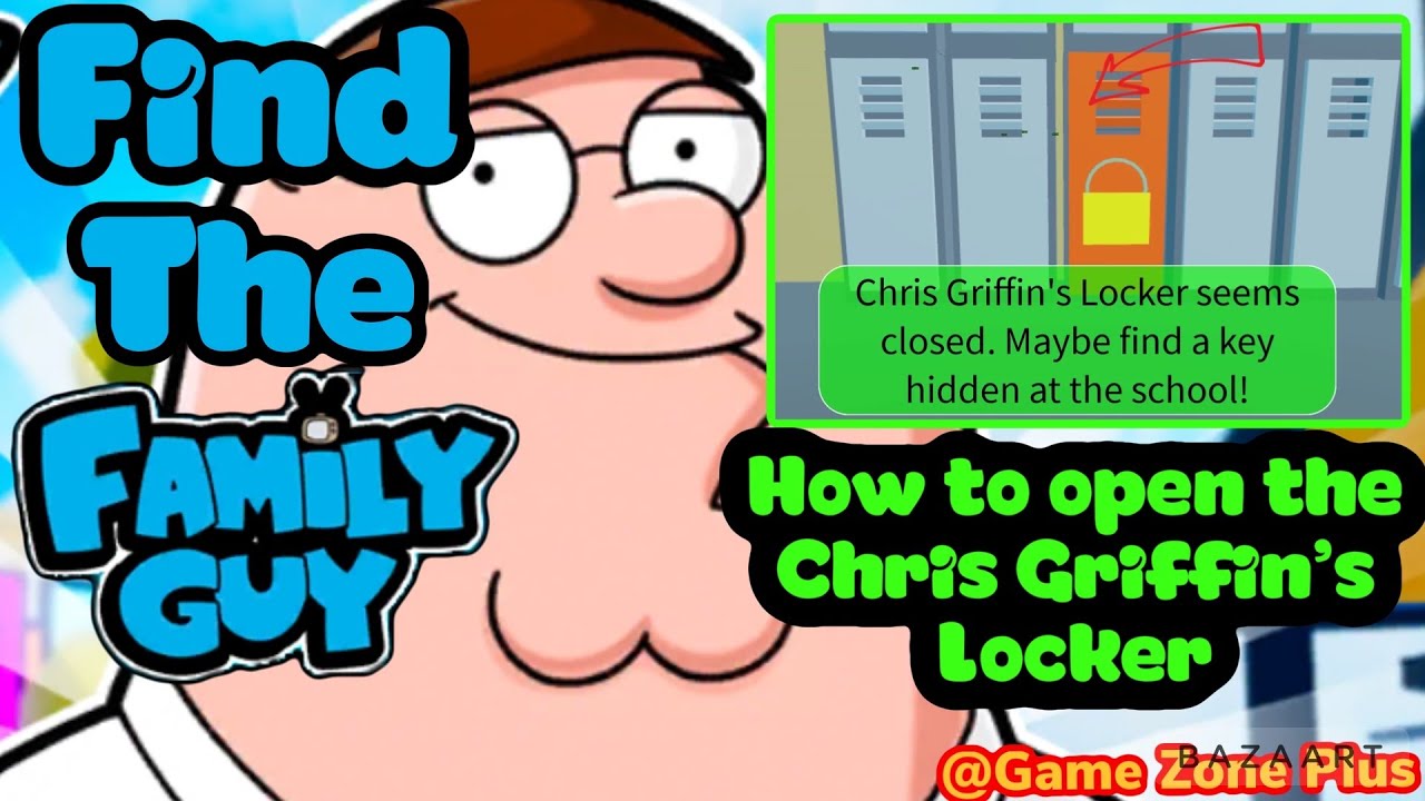 How to open the Chris Griffins Locker Morph in Find the Family Guy Game. ROBLOX FIND THE FAMILY ...