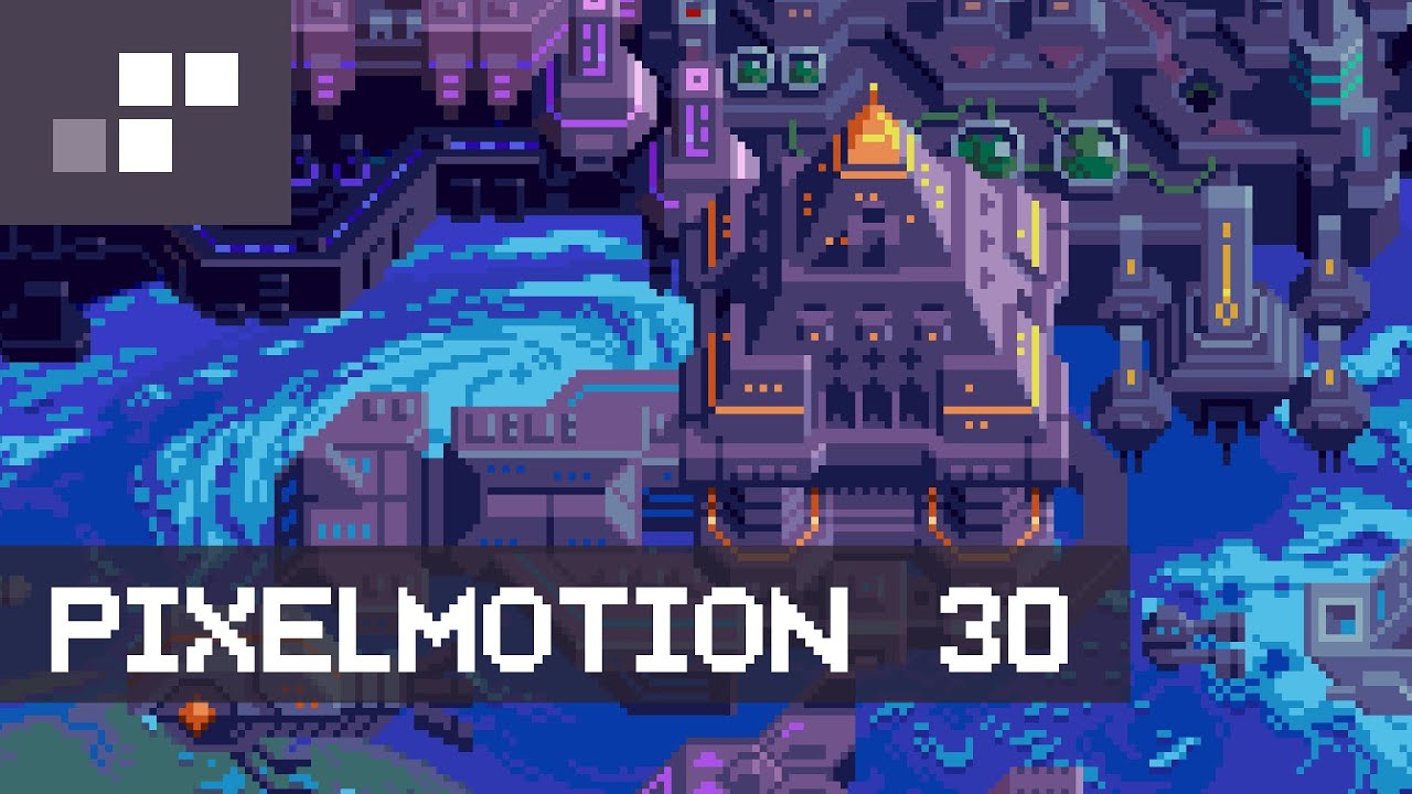 Pixel Art Animation | Station IO - Pixelmotion 30 - YouTube