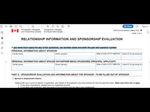 Imm5532e RELATIONSHIP INFORMATION AND SPONSORSHIP EVALUATION Form ...