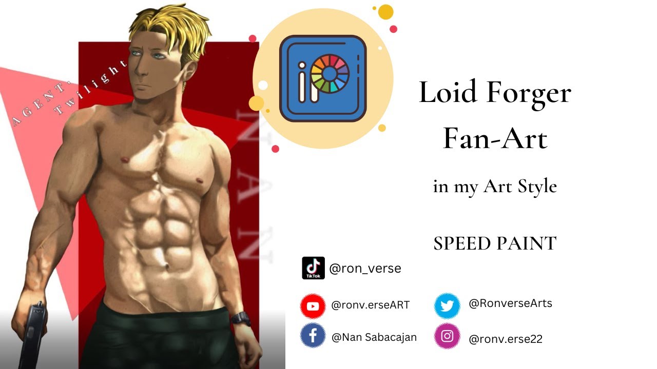 [Ibis Paint X mobile] Loid Forger *Speed Paint* Fan-art - YouTube