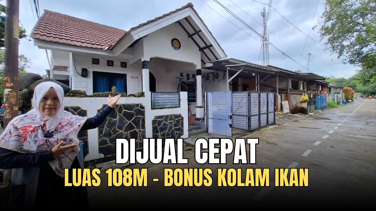 Rumah Dijual Cepat di Bekasi | Luas Tanah 108m Bonus Kolam Ikan ...