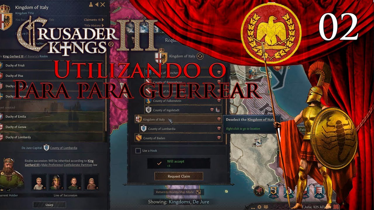 UTILIZANDO NOSSA INFLUÊNCIA #02 • CK3 | [Gameplay PT-BR 2023] - YouTube
