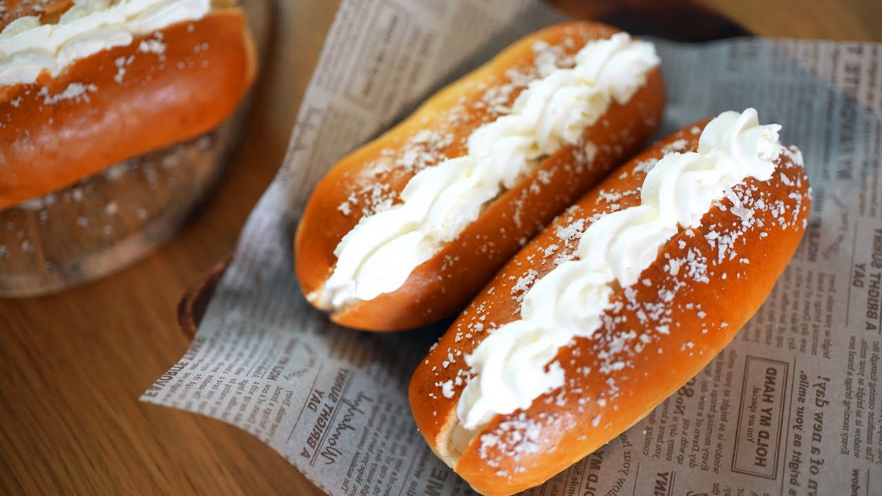 Cream Bread Recipe | 奶油面包 - YouTube