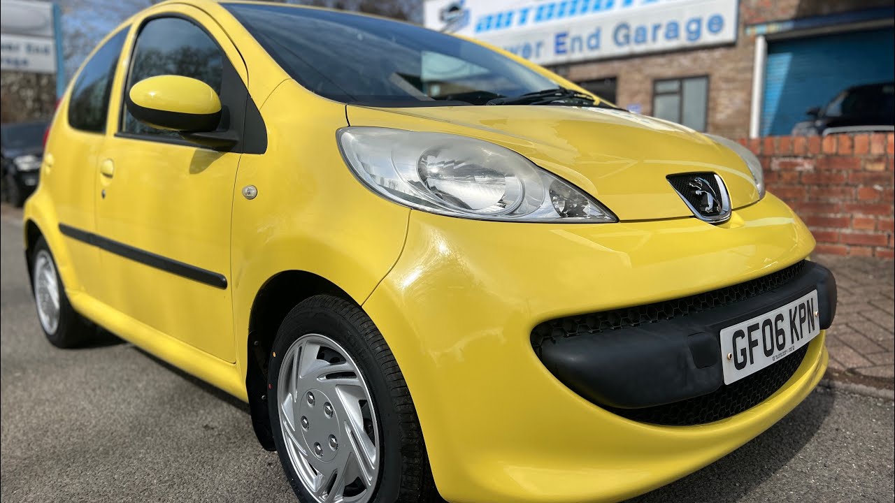 2006 Peugeot 107 1.0 Urban Citrus Yellow 5dr Hatchback Automatic Petrol ...