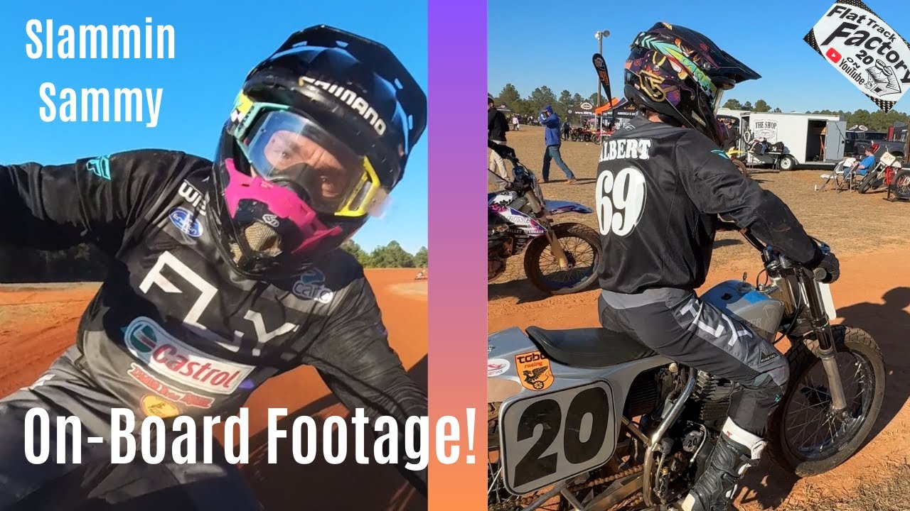 On-Board a Rotax Flattrack Framer | Sammy Halbert Full Send ...