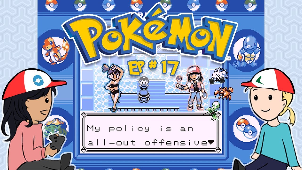 Cascade Badge Clash! | Let's Play Pokemon Blue Ep. 17 | Cerulean Gym ...