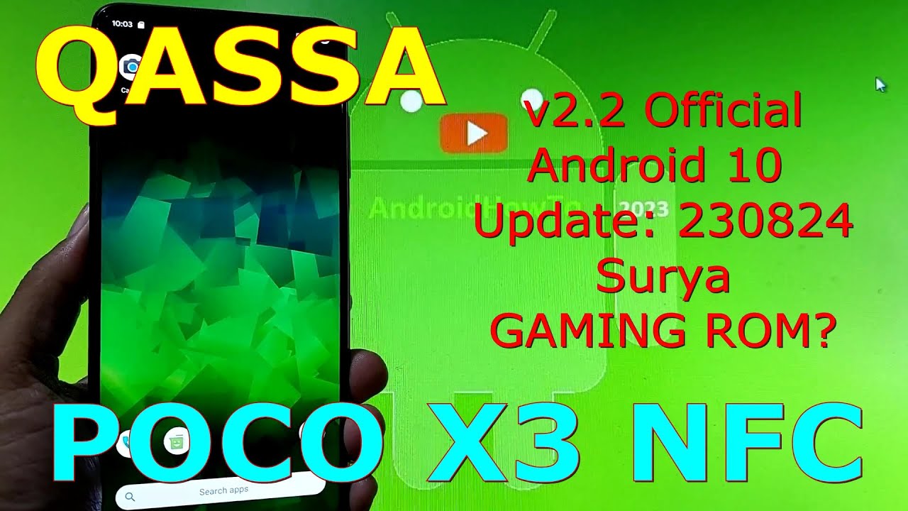 QASSA v2.2 Official for Poco X3 Android 10 Update: 230824 - YouTube