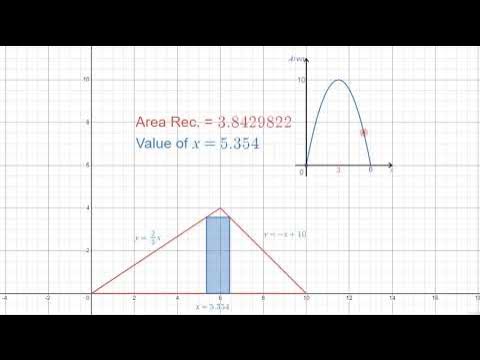 Optimization Problem | The Largest Rectangle in a Scalene Triangle | Calculus 1 | Math Challenge ...