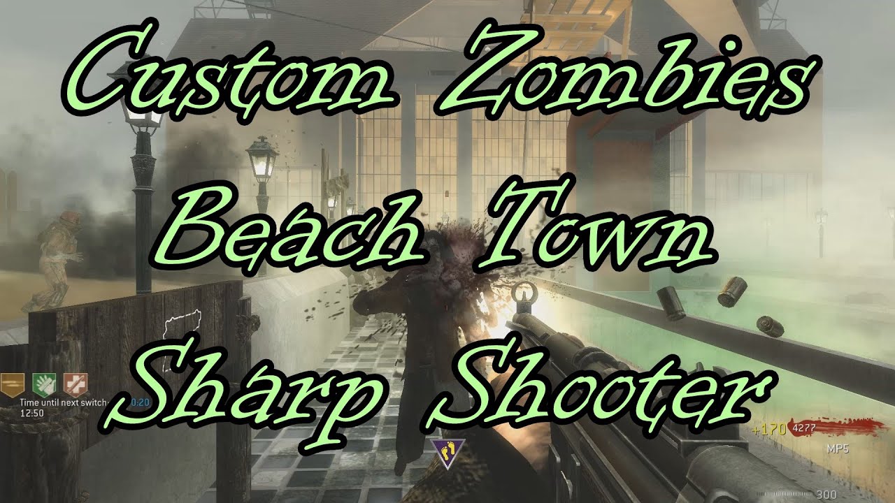 World at War: Zombies - Beach House - Sharpshooter - YouTube