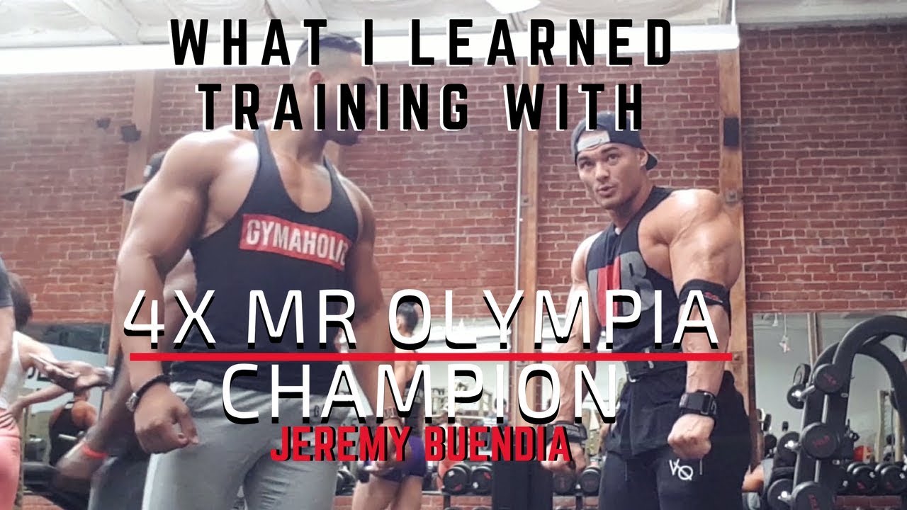 MR OLYMPIA JEREMY BUENDIA - FULL ARM WORKOUT w/Eren Legend - YouTube