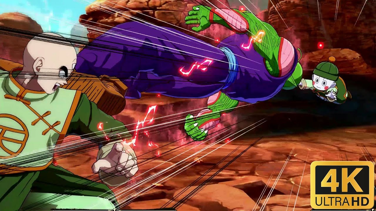 Tien Shinhan vs Piccolo 4K | Martial Arts Mastery in Stunning Ultra HD ...