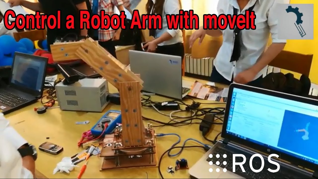 moveIt Control a Robot Arm - ROS - YouTube
