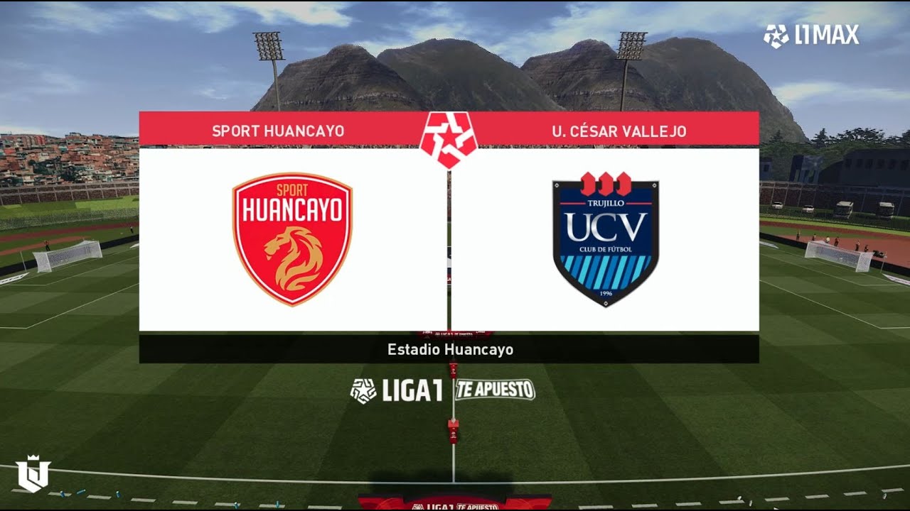 Sport Huancayo vs Cesar Vallejo Clausura Liga 1 2024 | Pes 2021 - YouTube