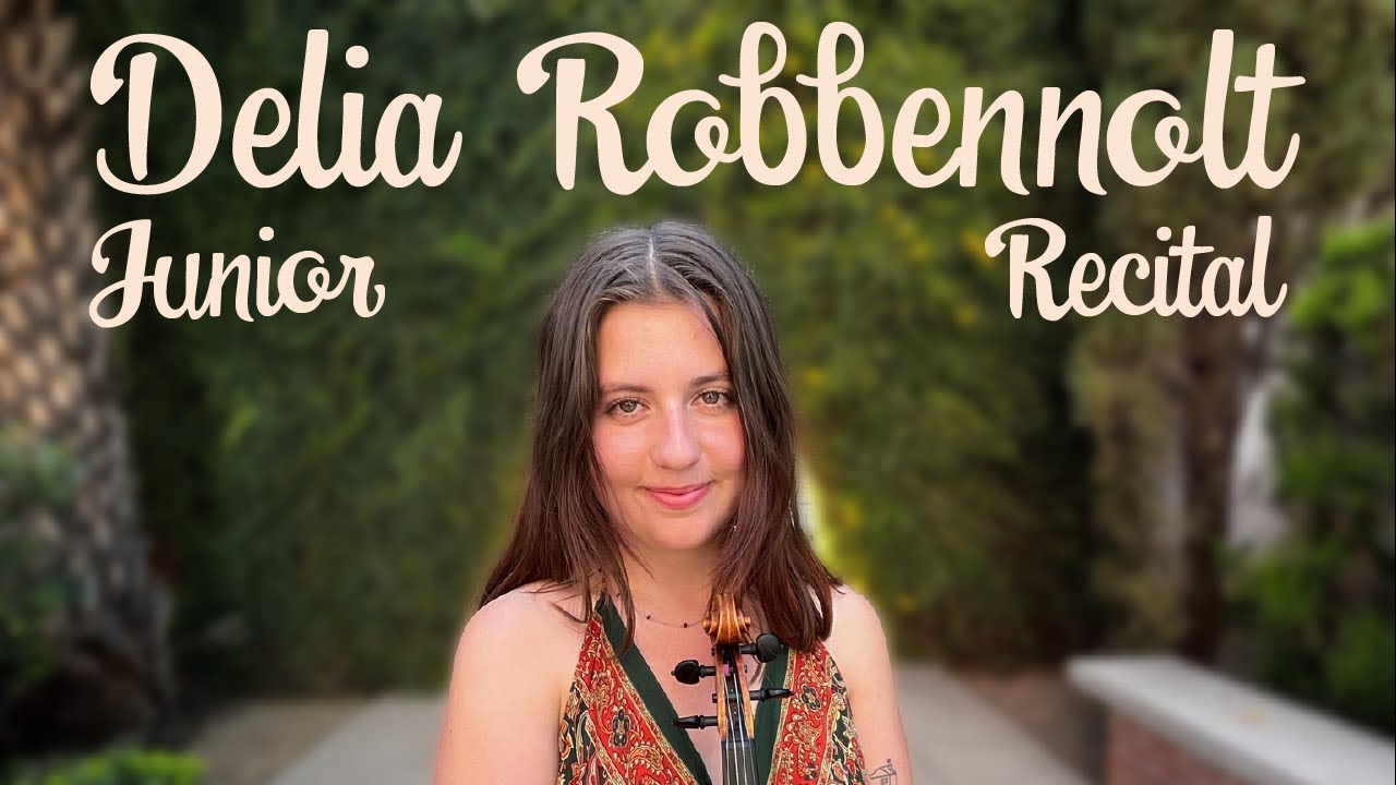 Delia Robbennolt - Junior Recital - YouTube