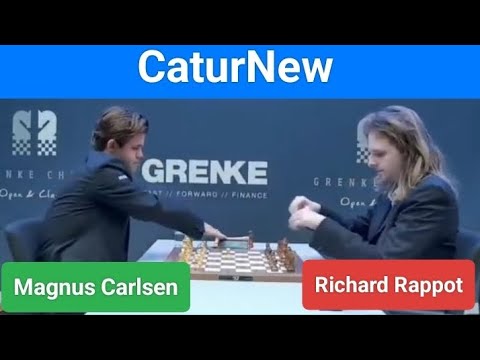 Grenke Clasic chess || Magnus VS Richard #chess #caturterbaru # ...