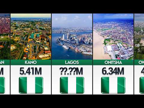 Top 50 Biggest Cities in Nigeria by Population (2026) 🇳🇬🏙️📊 | CompareIt 🔥