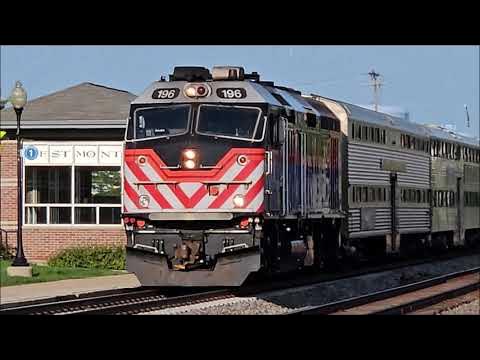 Metra BNSF Rush Hour At Westmont, IL 7/21/23 - YouTube